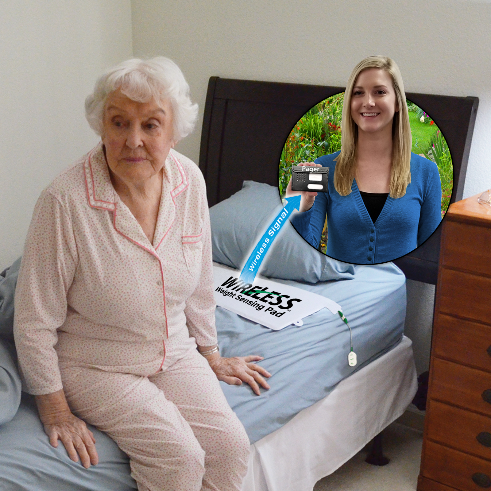 Wireless Bed Exit Systems - Smart Caregiver - USA